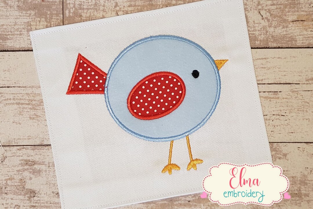 Bird Applique - Machine Embroidery Design (4x4 5x5 6x6 7x7) - Etsy
