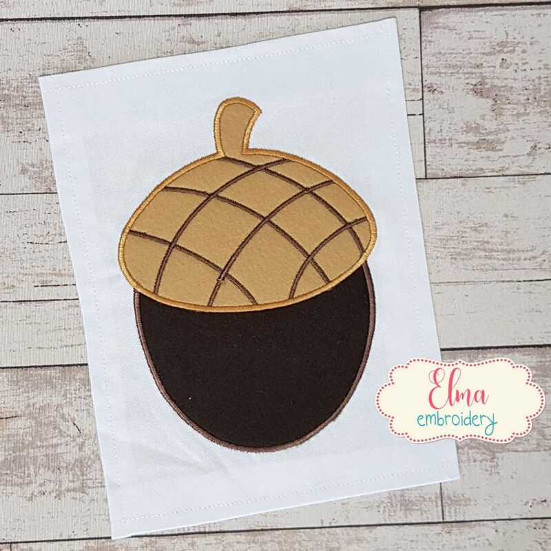 Acorn Applique - Etsy
