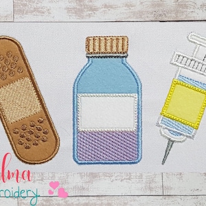 First Aid Kit - Machine Embroidery Design - Applique - Fist Aid ...