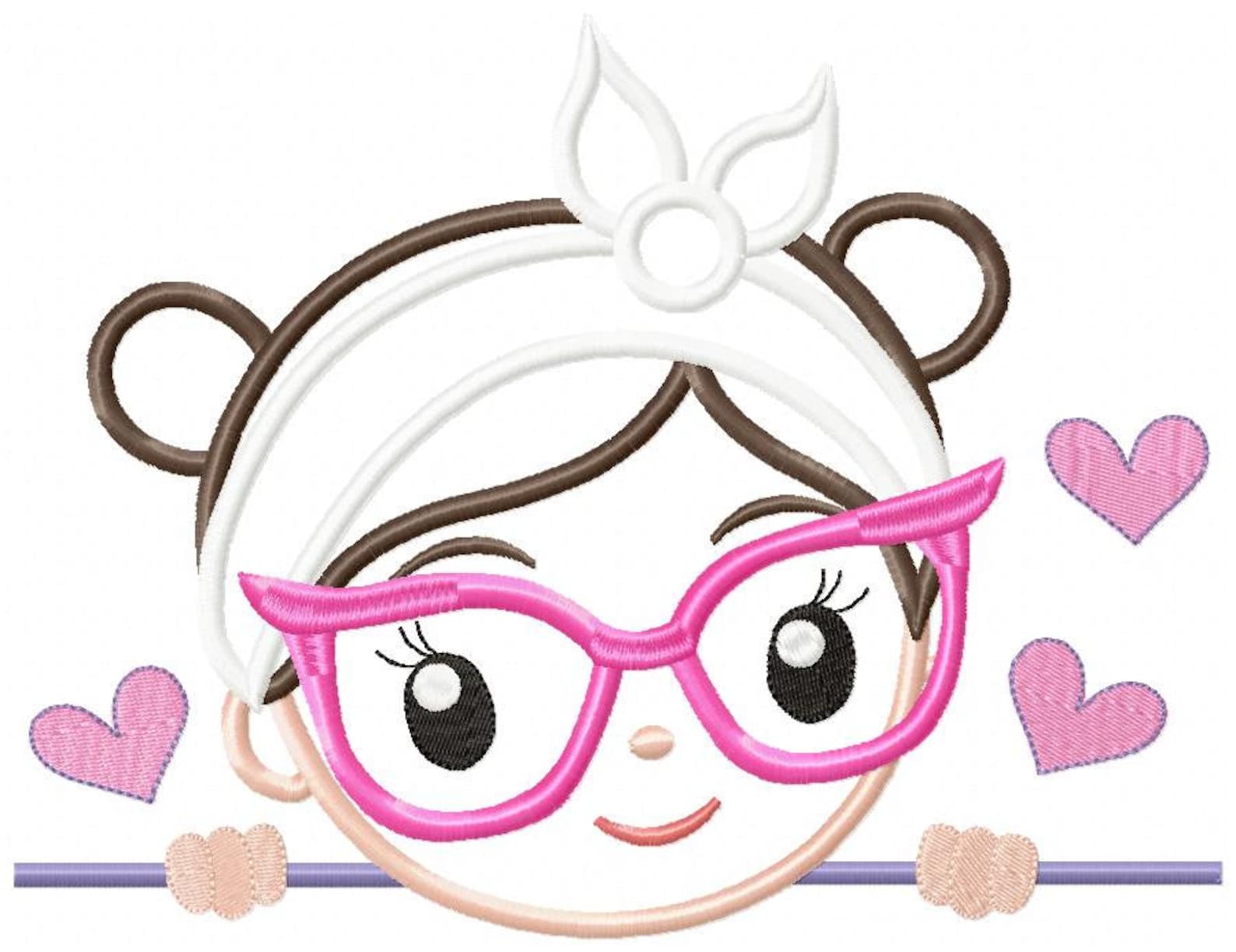 Cute Boy and Girl Set of 7 Designs Applique Embroidery | Etsy