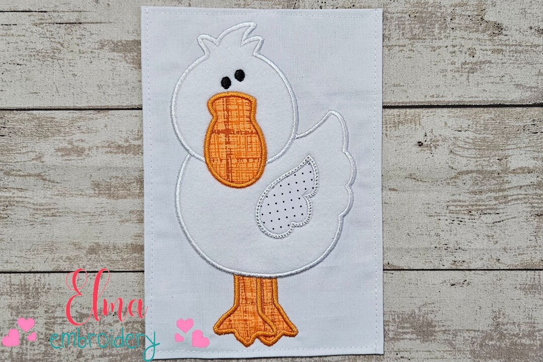 Little Farm Duck - Machine Embroidery Design - Applique - Animal ...