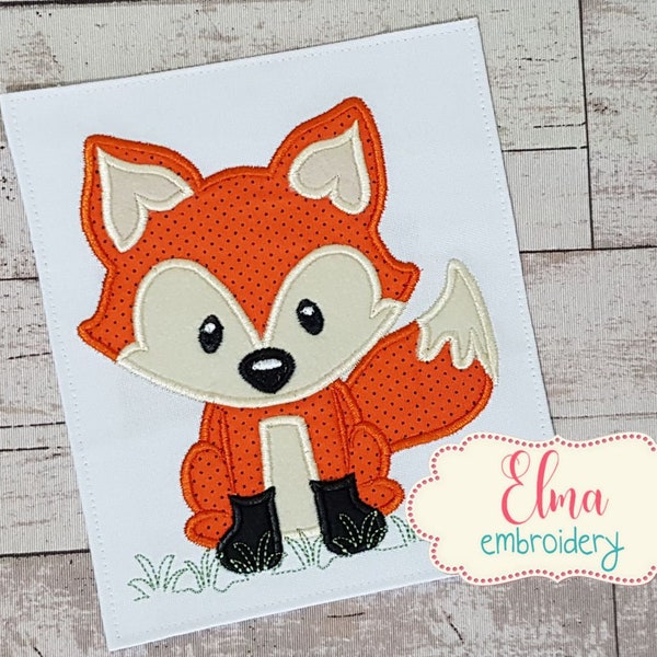 Fox Applique - Etsy
