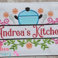 Kitchen Embroidery - Etsy