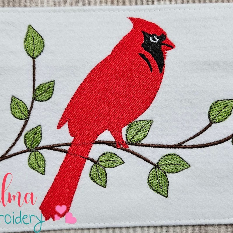 Cardinal Embroidery - Etsy