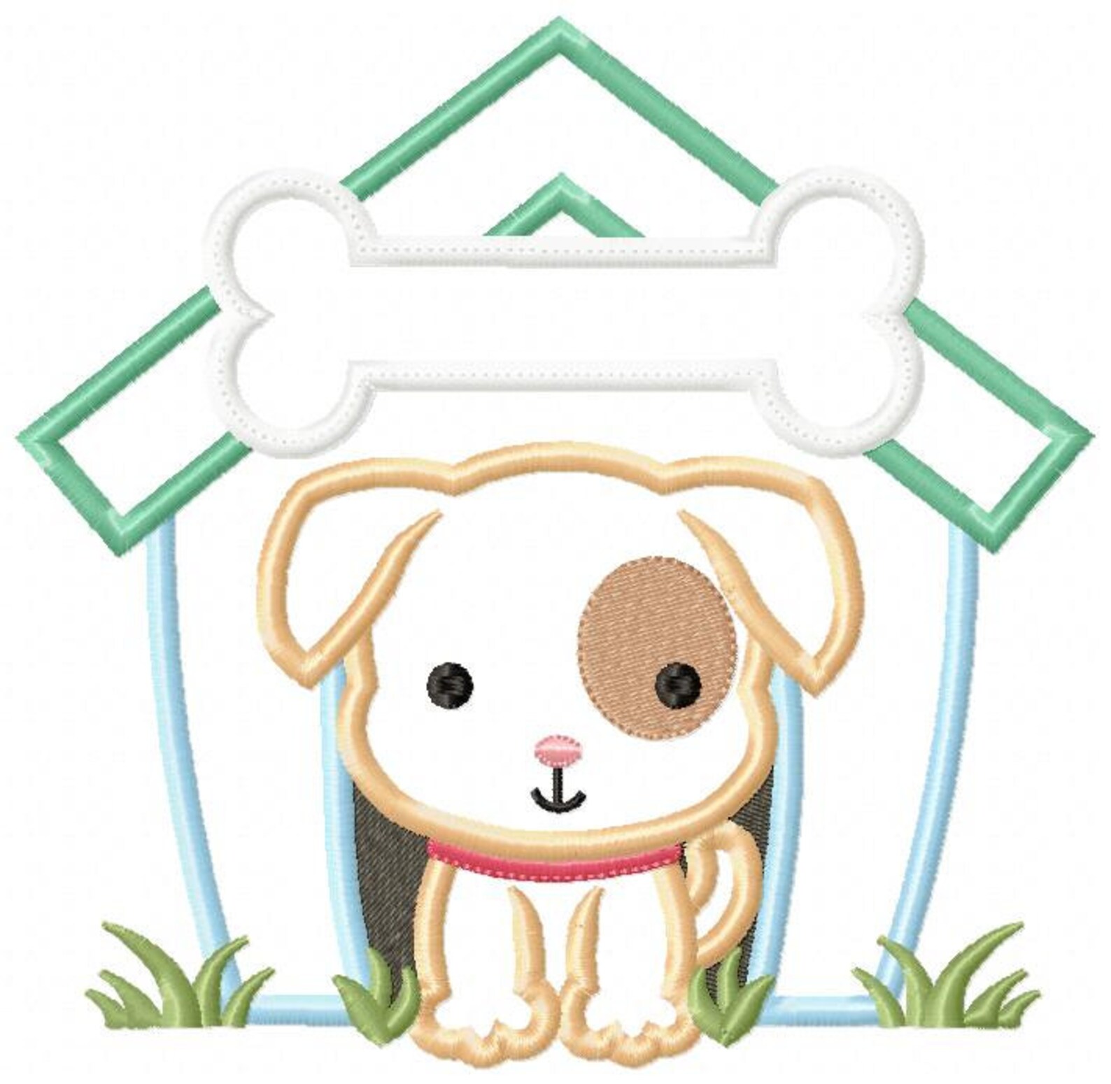 Puppy Dog Boy Machine Embroidery Design Applique | Etsy