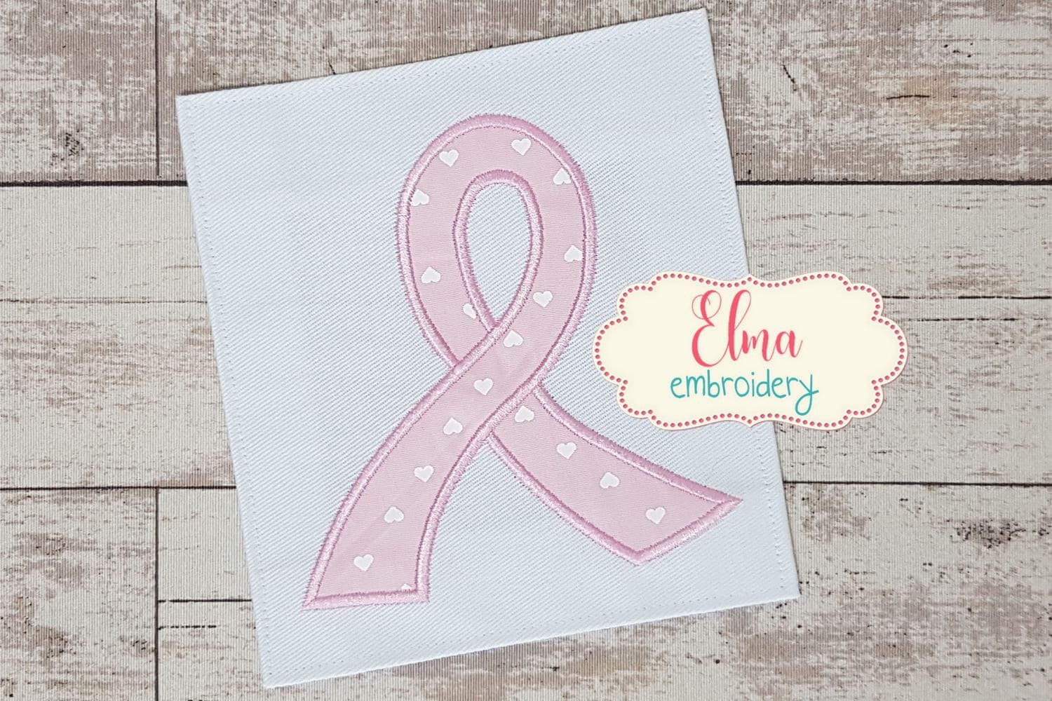 Breast Cancer Pink Ribbon Applique Embroidery 4x4 5x5 6x6 | Etsy