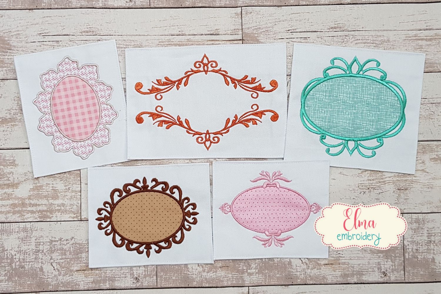Set of 50 Amazing Frames Applique & Fill Stitch Many Sizes - Etsy UK
