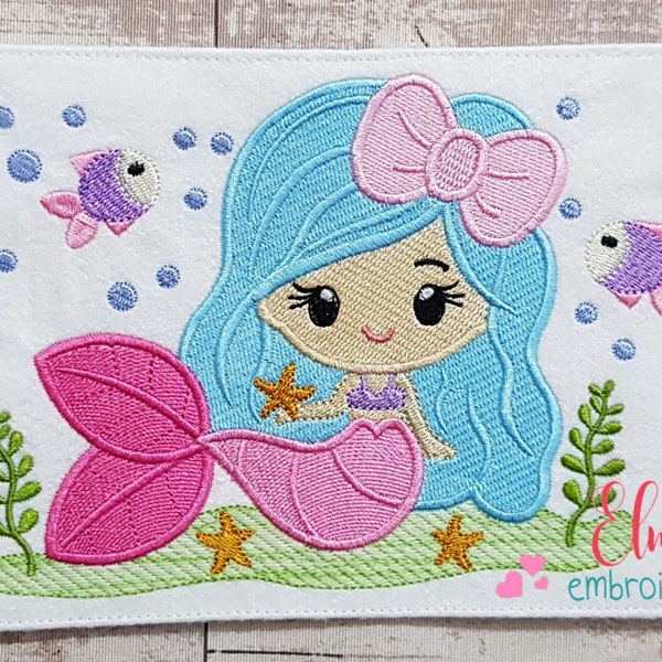 Mermaid Embroidery - Etsy