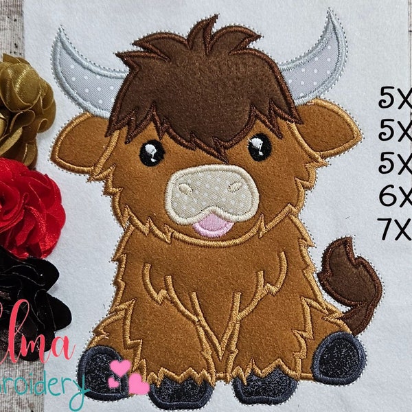 Cow Embroidery - Etsy