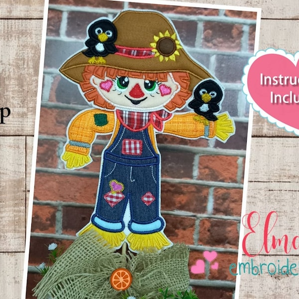 Scarecrow Embroidery - Etsy