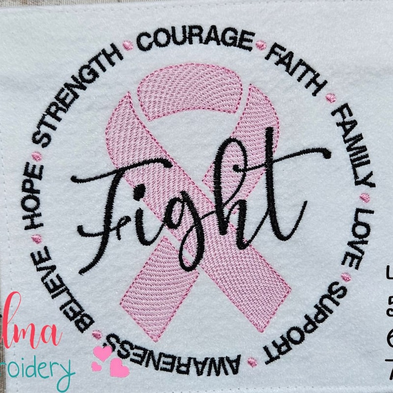 Cancer Embroidery - Etsy