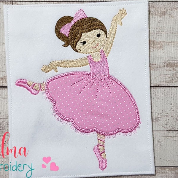 Ballerina Embroidery - Etsy