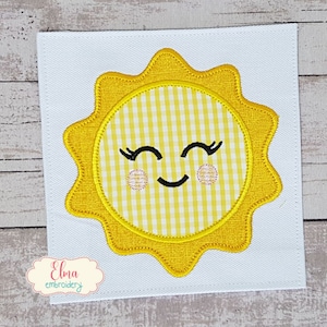 Sun Applique - Etsy