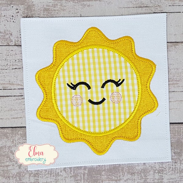 Sun Applique - Etsy