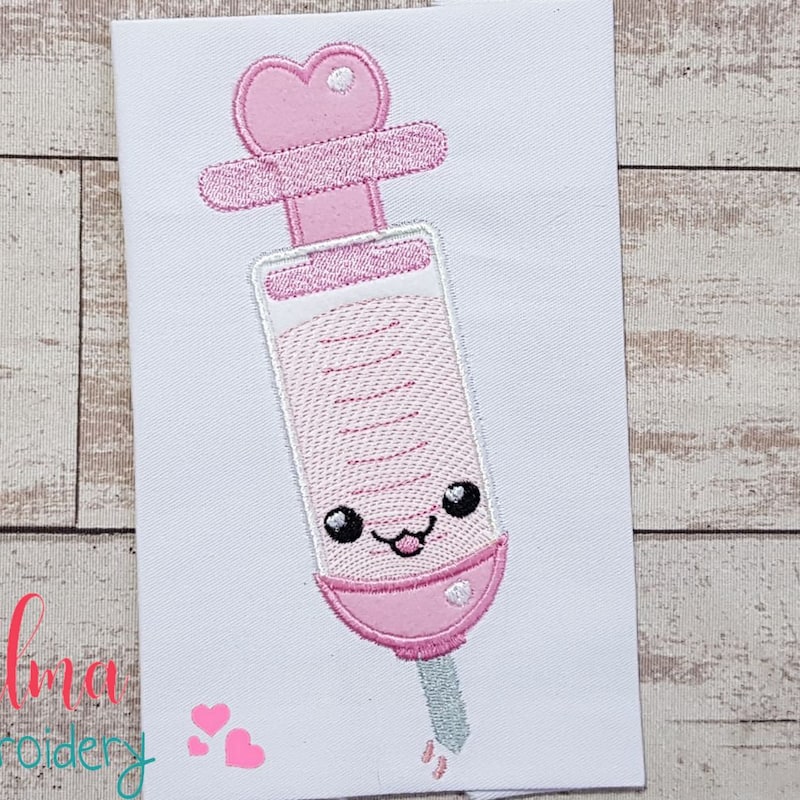 Syringe Embroidery - Etsy