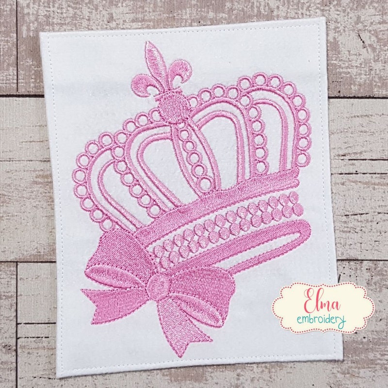 Baby Bow With Tiara - Etsy