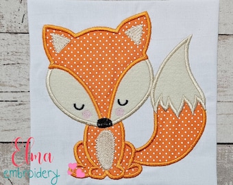 Fox Applique - Etsy