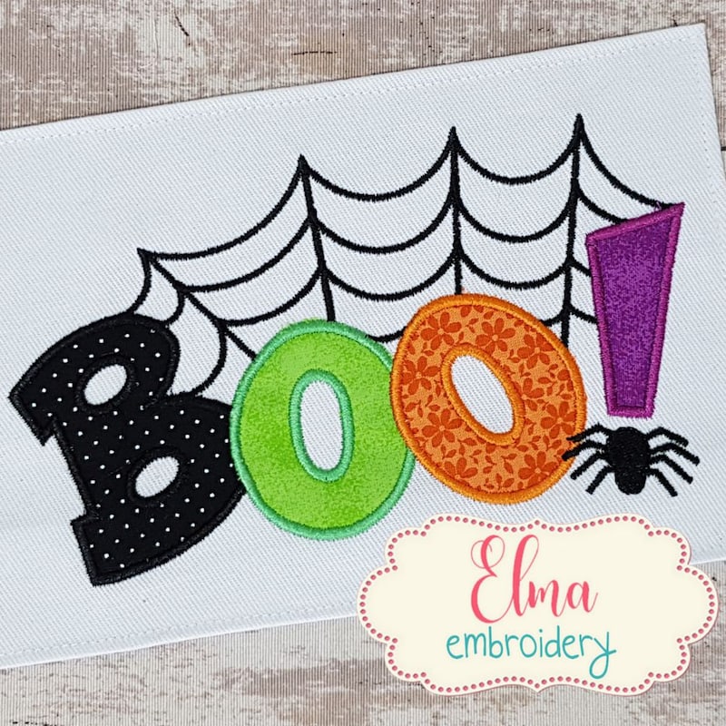 Boo Machine Embroidery - Etsy