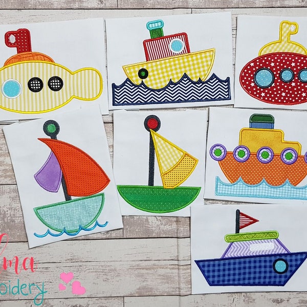 Nautical Applique - Etsy