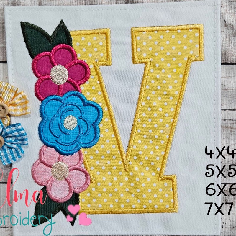 Monogram Letter V - Etsy
