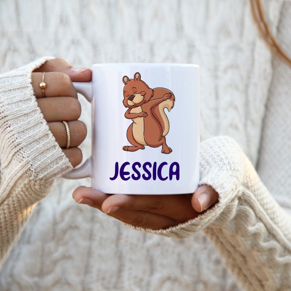 Custom Squirrel Mug Custom Squirrel Cup Squirrel Mug Gift | Etsy