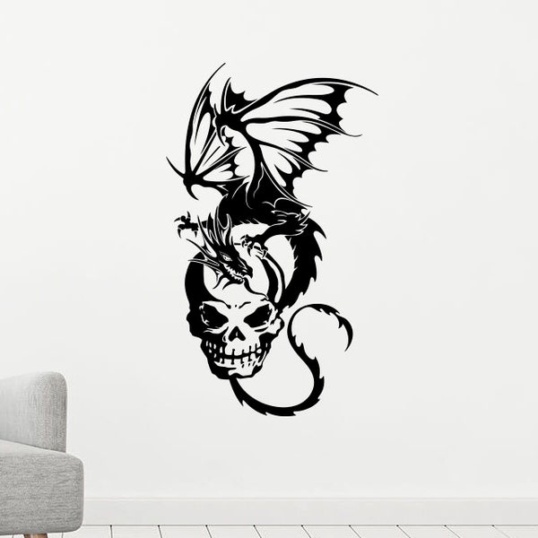 Dragon Skull Wall Decor - Etsy