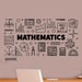 Mathematics Wall Vinyl Decal Sticker Education Science School | Etsy