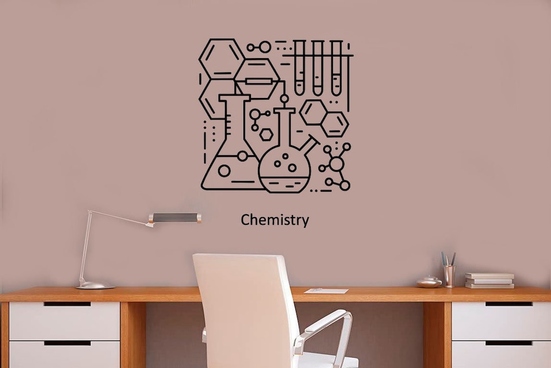 Chemistry Science Wall Vinyl Decal School Education Sticker Home Office ...