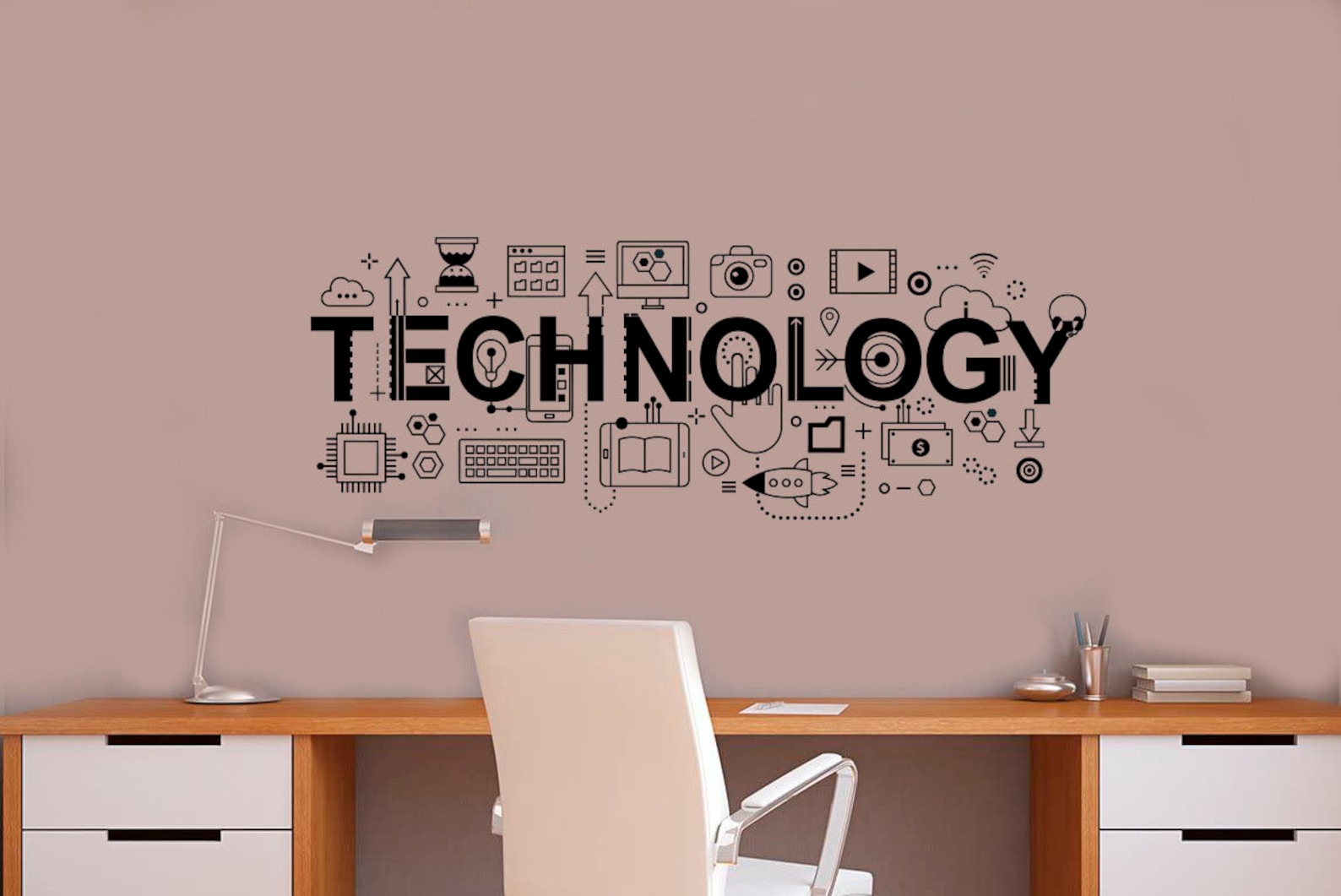 Technology Wall Decal Vinyl Sticker Computer Programming Education ...