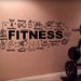 Fitness Wall Decal Vinyl Sticker Sport Home Gym Decor 153(alw) - Etsy