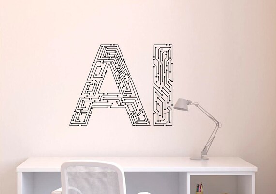 Artificial Intelligence Wall Vinyl Decal Sticker Networks - Etsy