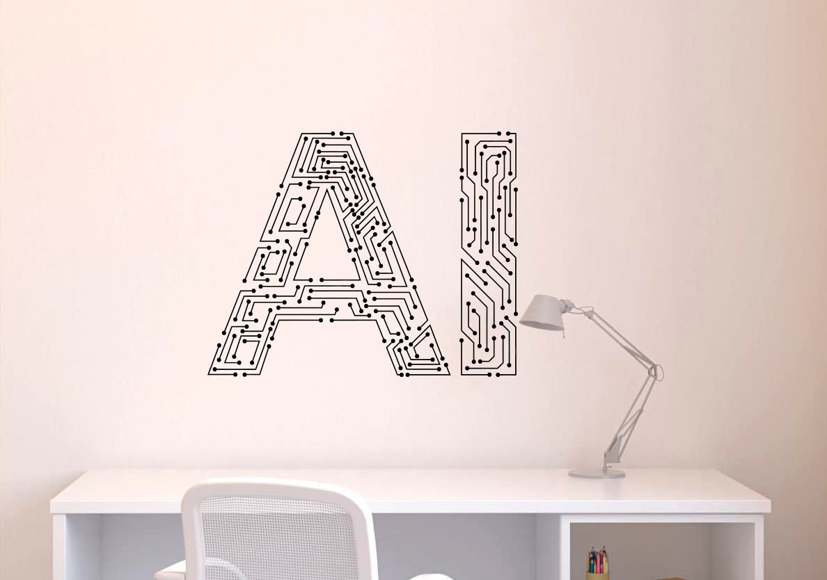 Artificial Intelligence Wall Vinyl Decal Sticker Networks - Etsy