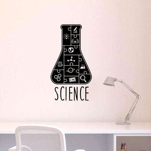 Microscope Science Wall Vinyl Decal School Education Sticker - Etsy