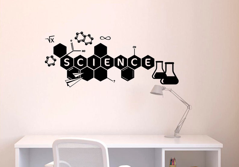 Science Wall Vinyl Decal School Education Technology Sticker Home ...