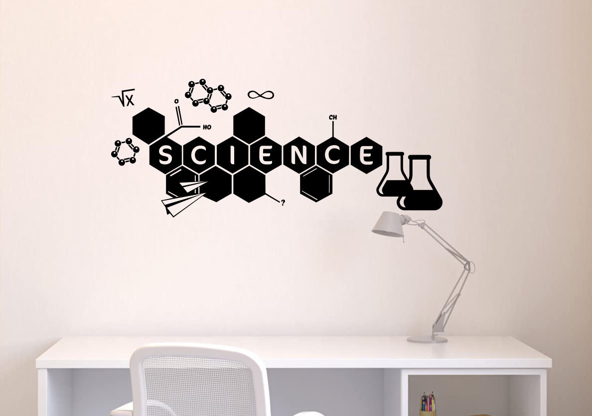 Science Wall Vinyl Decal School Education Technology Sticker Home ...