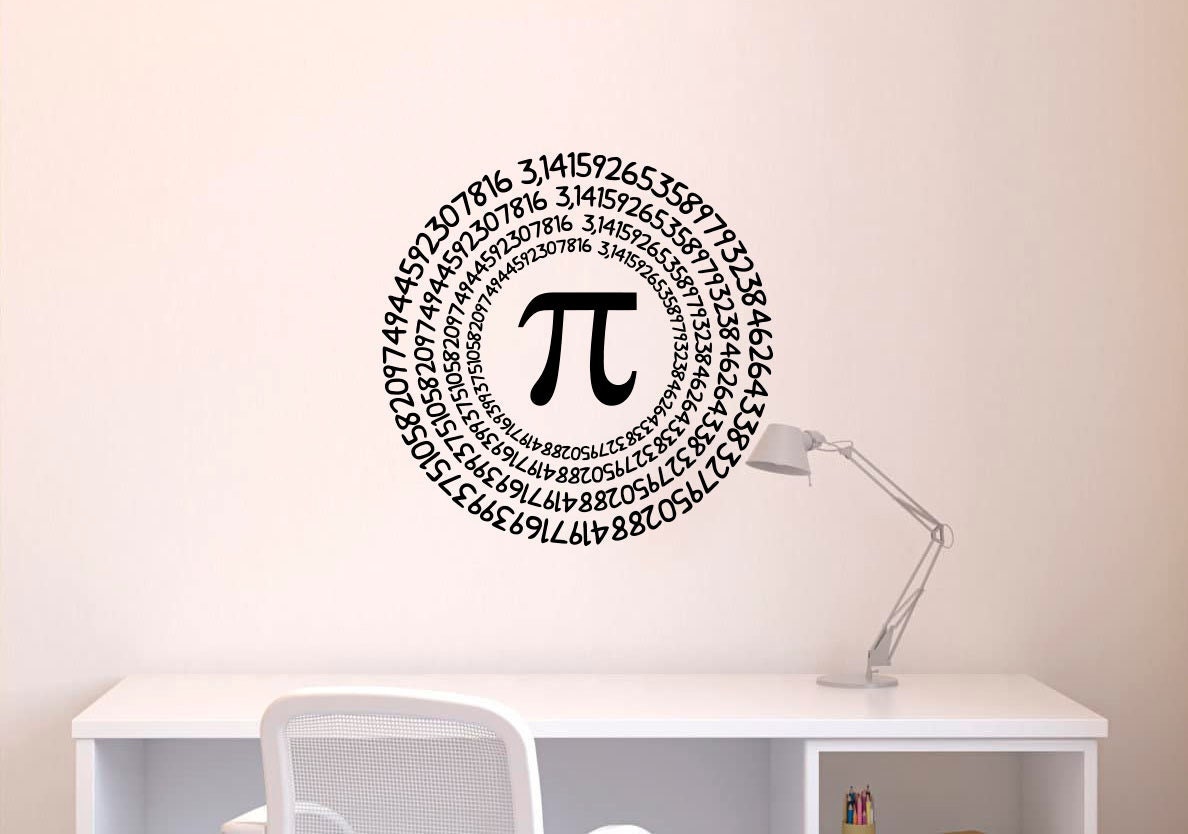 Mathematics Pi Symbol Wall Vinyl Decal Sticker Education Science School ...