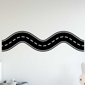 Highway Winding Road Wall Decal Vinyl Sticker Kids Playroom Decor 138 ...
