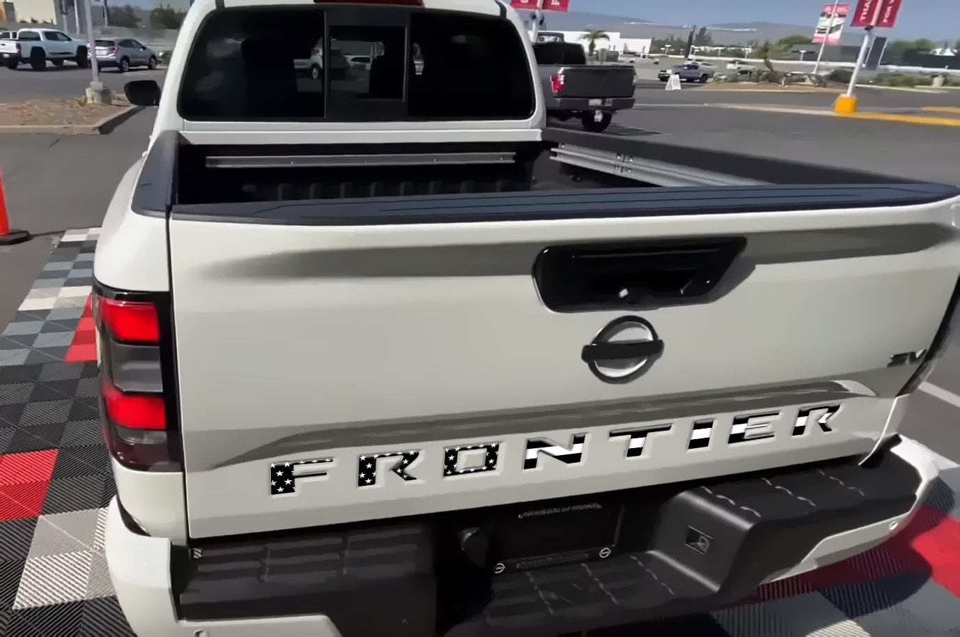 Nissan Frontier Tailgate Decals Car Stickers Pickup Trunk Bed Side