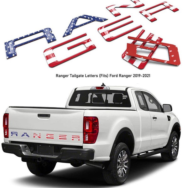 Ford Ranger Raised Tailgate Letters - Etsy UK