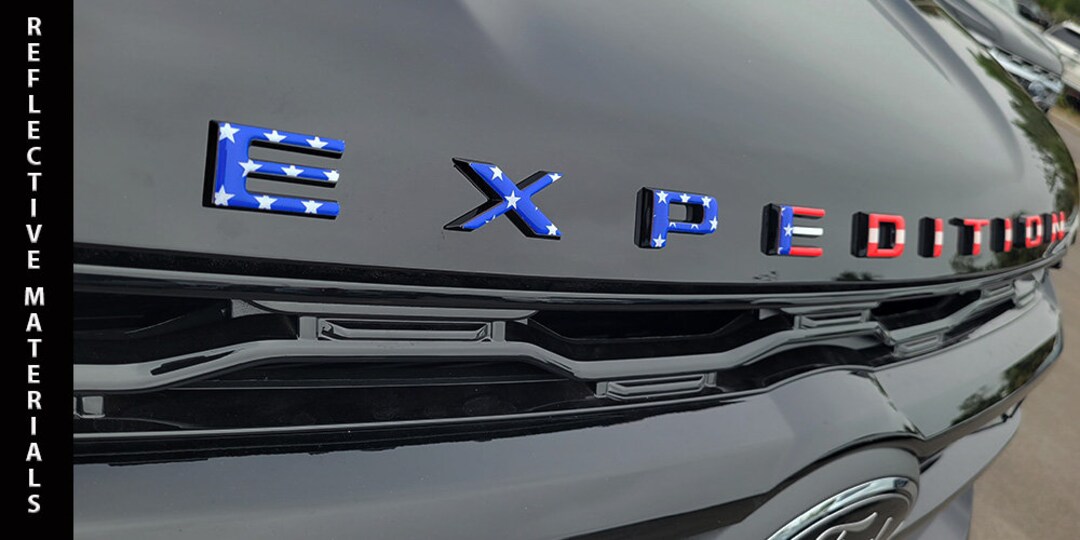 Raised Reflective Decals Stickers Insert Letters Compatible - Etsy UK