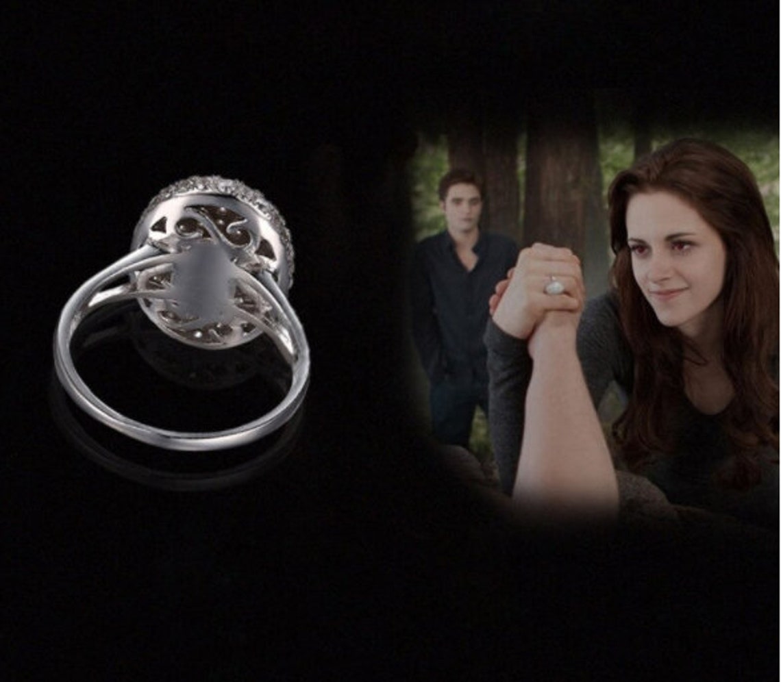 S925 Silver twilight Bella Swan engagement ring Breaking Dawn | Etsy