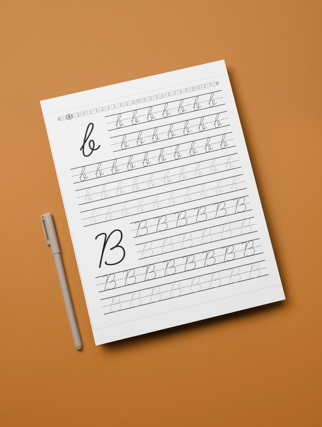 Cursive Handwriting Digital Printable Worksheets for Children - Etsy