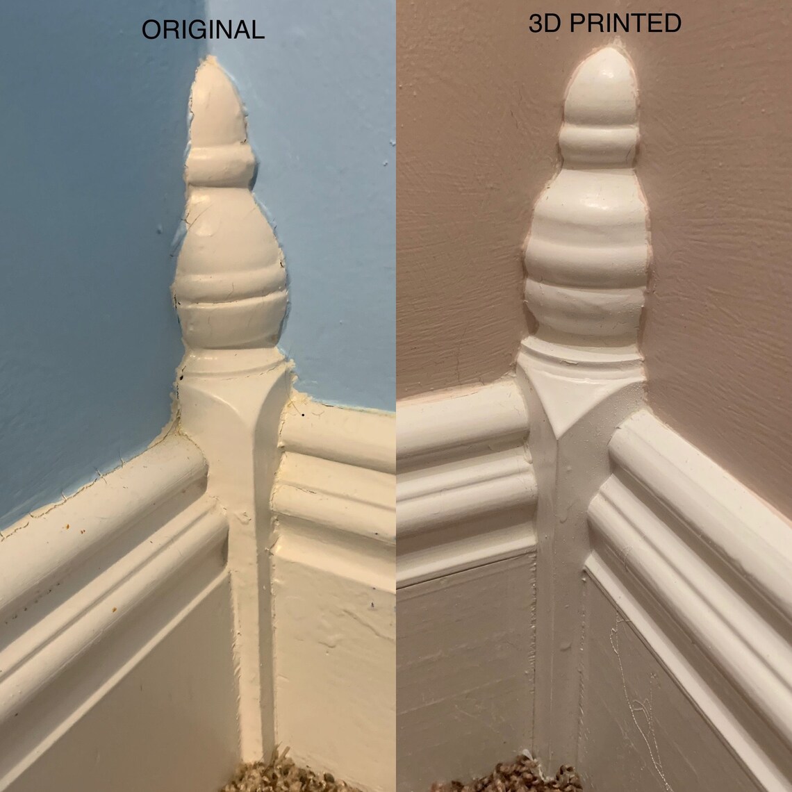 5 Corner Plinth Blocks Recreated From the Measurements of | Etsy Canada