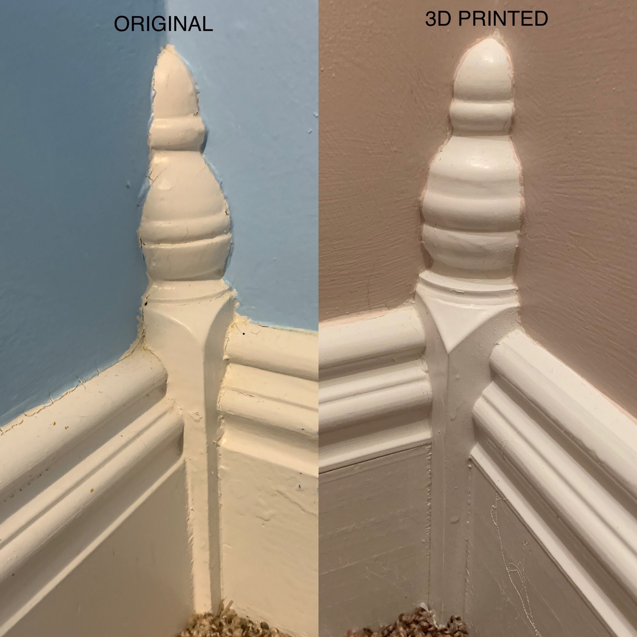 5 Corner Plinth Blocks Recreated From the Measurements of | Etsy Canada