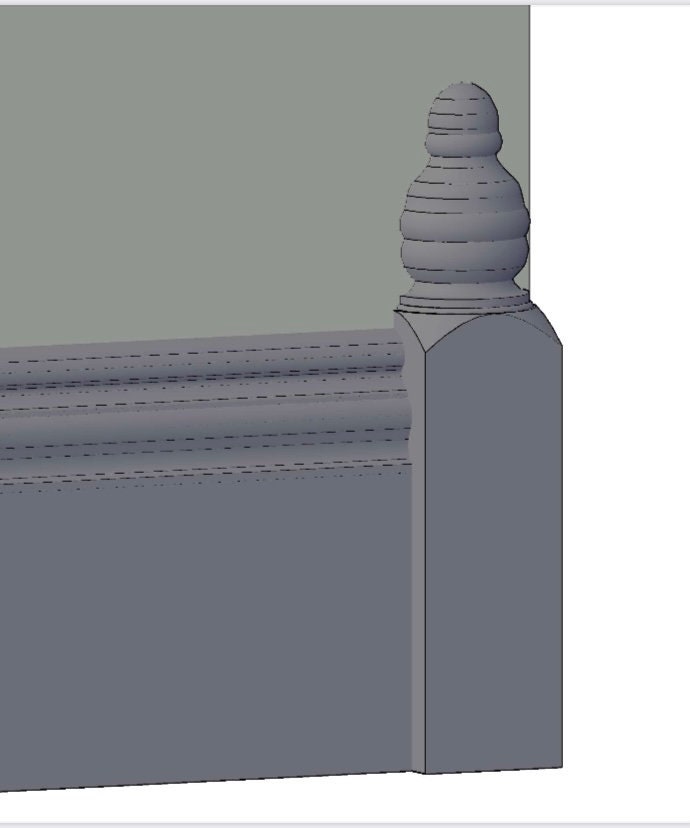 Custom Plinth Block CAD Mock up to Create Your Own Plinth - Etsy