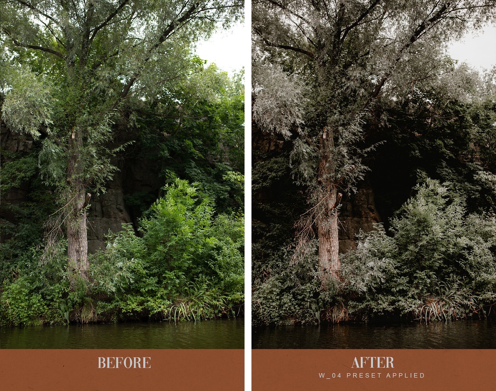 Waterfall- Colour Grading LUT Vintage Film Premiere Pro Final Cut Moody ...