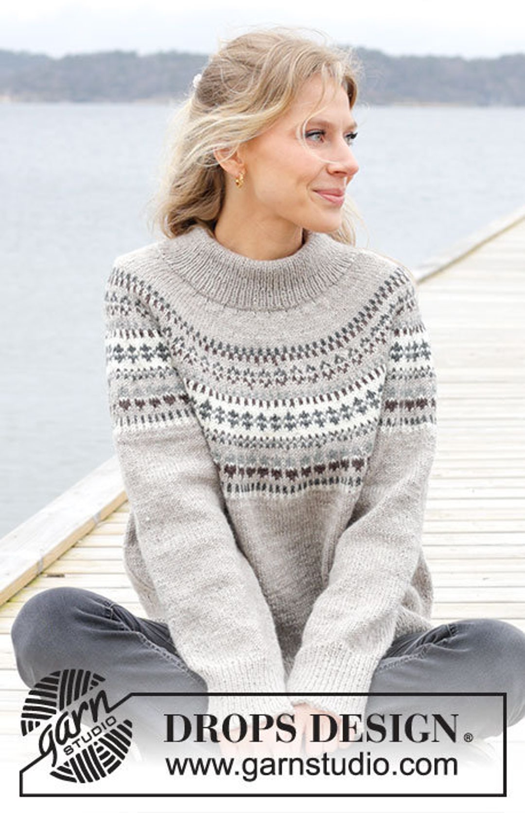 Custom Light Oak Nordic / Fair-isle Sweater MADE TO ORDER. - Etsy