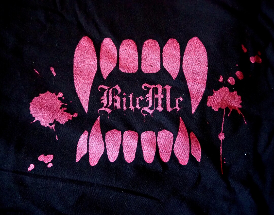 Bite Me T-shirt - Etsy