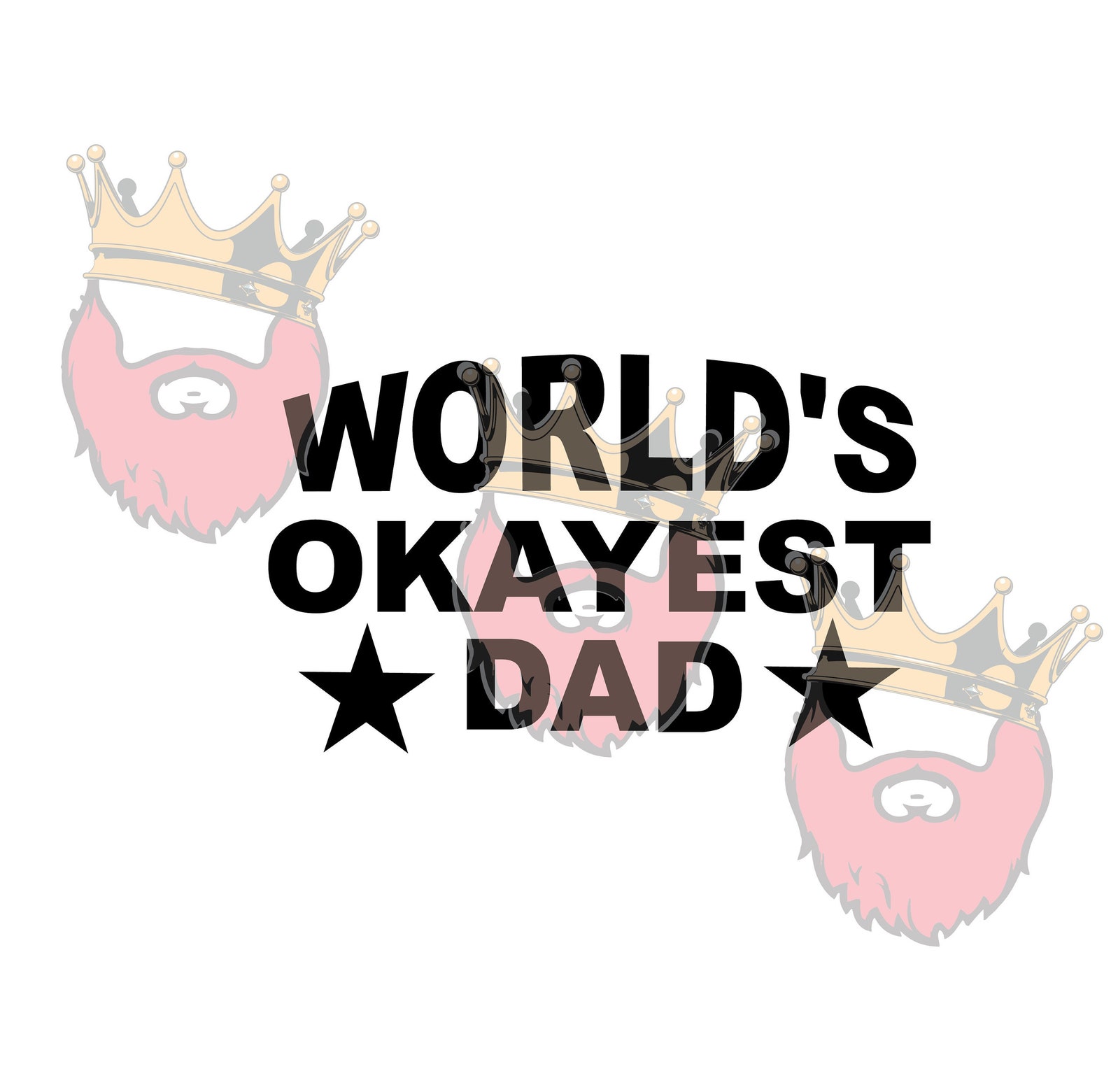 World's Okayest Dad Downloadable File, File, Cricut, Instant Download ...