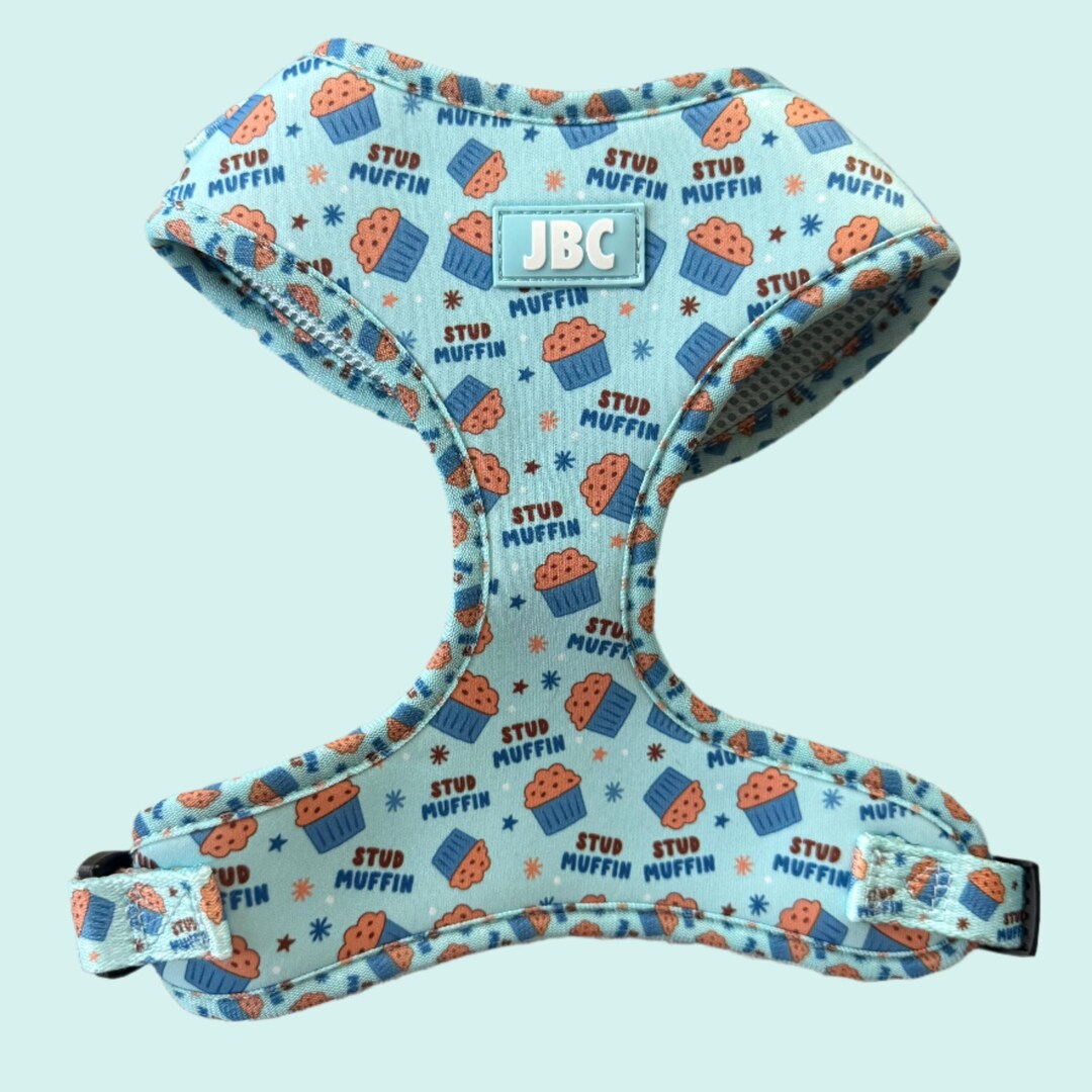 Stud Muffin Dog Harness: Funny Adjustable Neoprene Pet Harness - Etsy